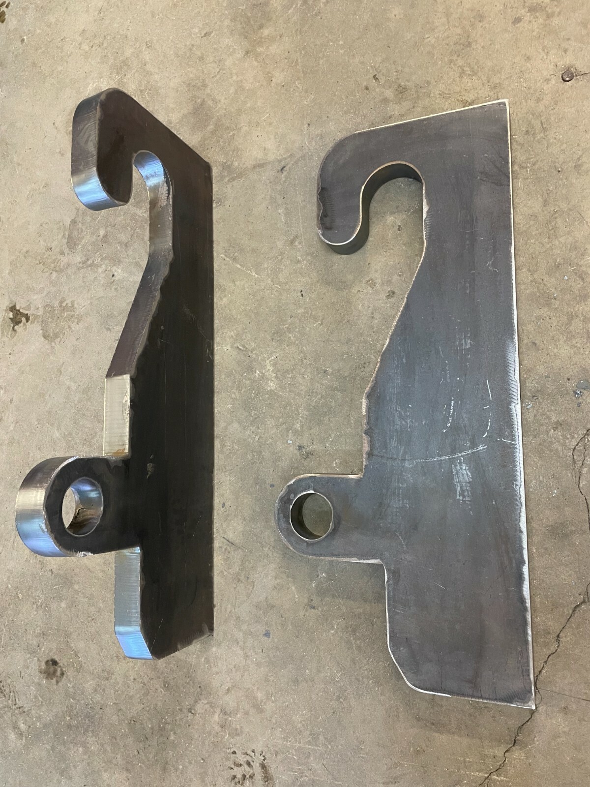 JRB 416 Blank Quick Attach for JRB Loader mounts+Wear Plates (Ears) for ...