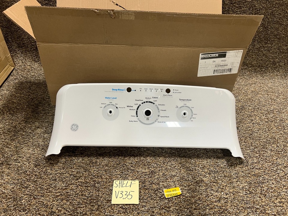 GE Washer WH22X28839 Control Panel White 290D2102G037 | eBay