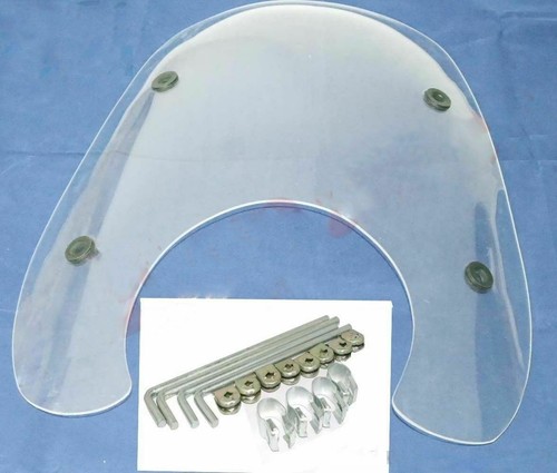 Windscreen Windshield Unit With Fitting For Bikes Universal Fit | eBay