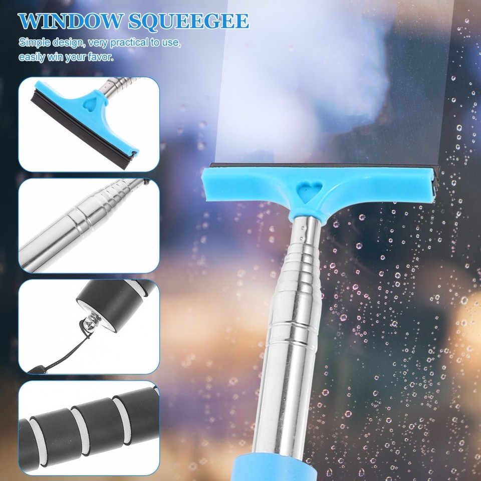 2pcs Car Windshield Cleaner Tool Windshield Cleaner Telescopic Rear ...