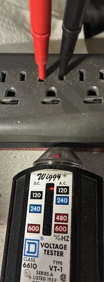 Wiggy Square D Voltage Tester Class 6610 Type VT 1 Series A Leather ...