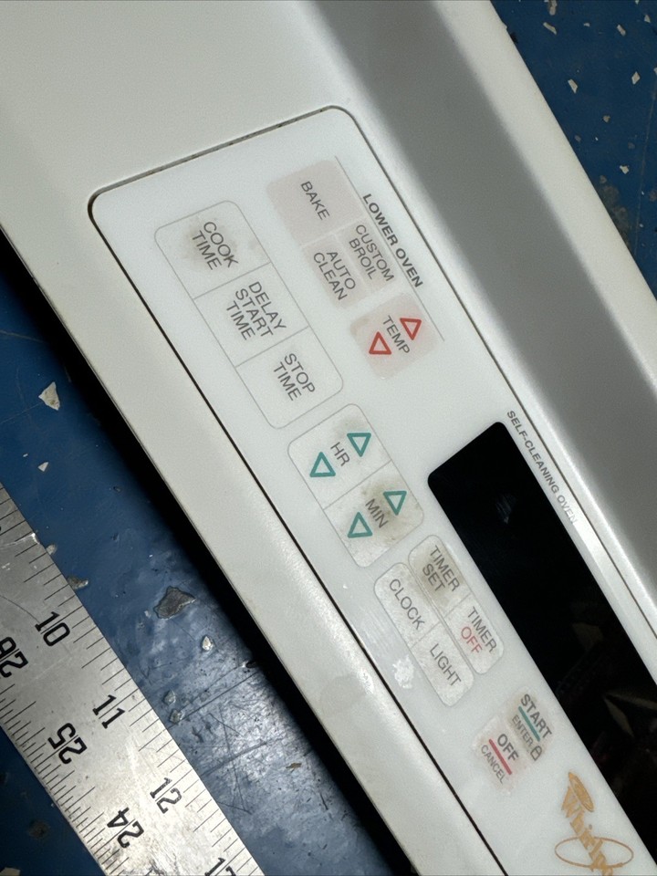 Whirlpool Range Oven Stove White Electronic Control Touch Panel W114285 ...