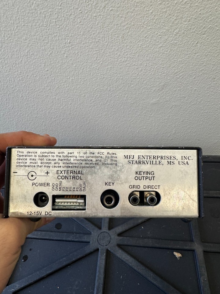 MFJ-492 Menu Driven Memory Keyer Ham Radio Morse Code Keyer Used | eBay