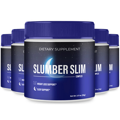 (5 Pack) Slumber Slim Powder, SlumberSlim Advanced Formula - Maximum ...