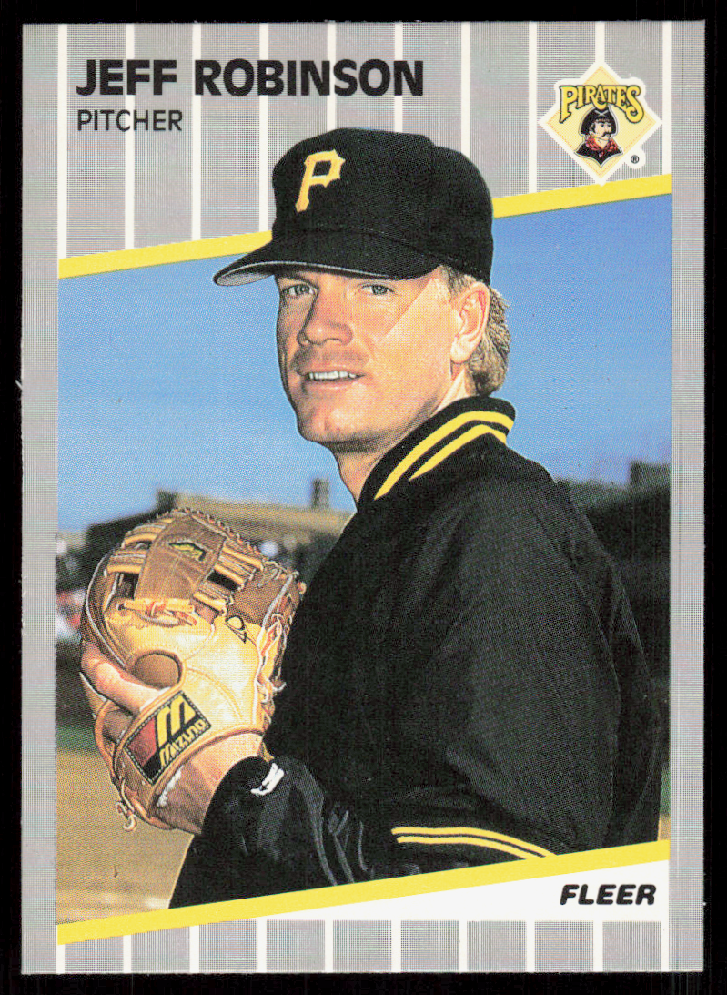 1989 Fleer 220 Jeff Robinson Pittsburgh Pirates | eBay