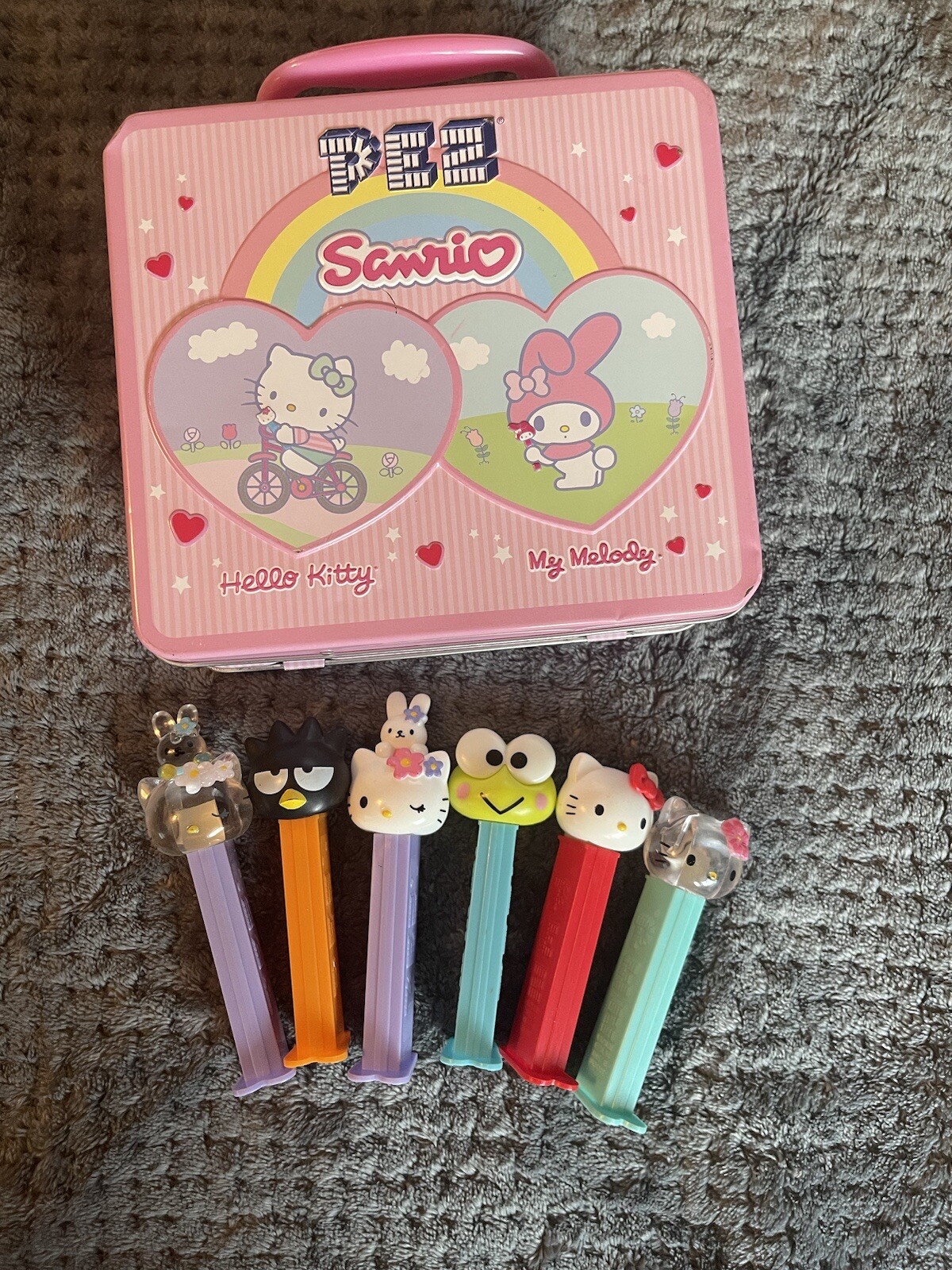 Hello Kitty (2006) Tin & Pez Dispensers , Sanrio , Retro , carrying ...