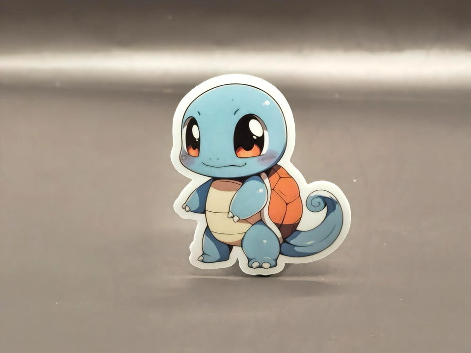 Pokemon Vinyl Stickers Pikachu Ash Squirtle Bulbasaur Charmander ...