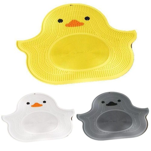 Non-Slip Foot and Back Scrubber Suction Cup Exfoliating Bath Pad Shower ...