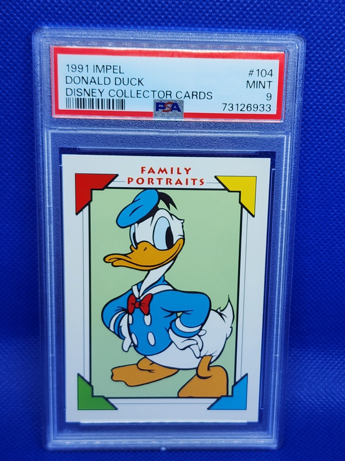 1991 Impel Disney Collector Cards Donald Duck Family Portraits #104 PSA ...