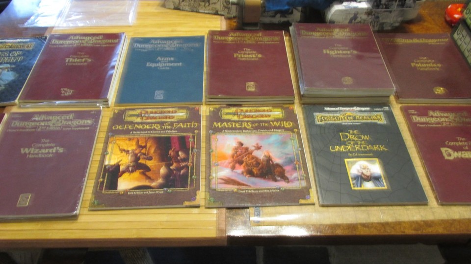 Dungeons & Dragons Complete Handbook Thief Fighter Priest Wizard ...