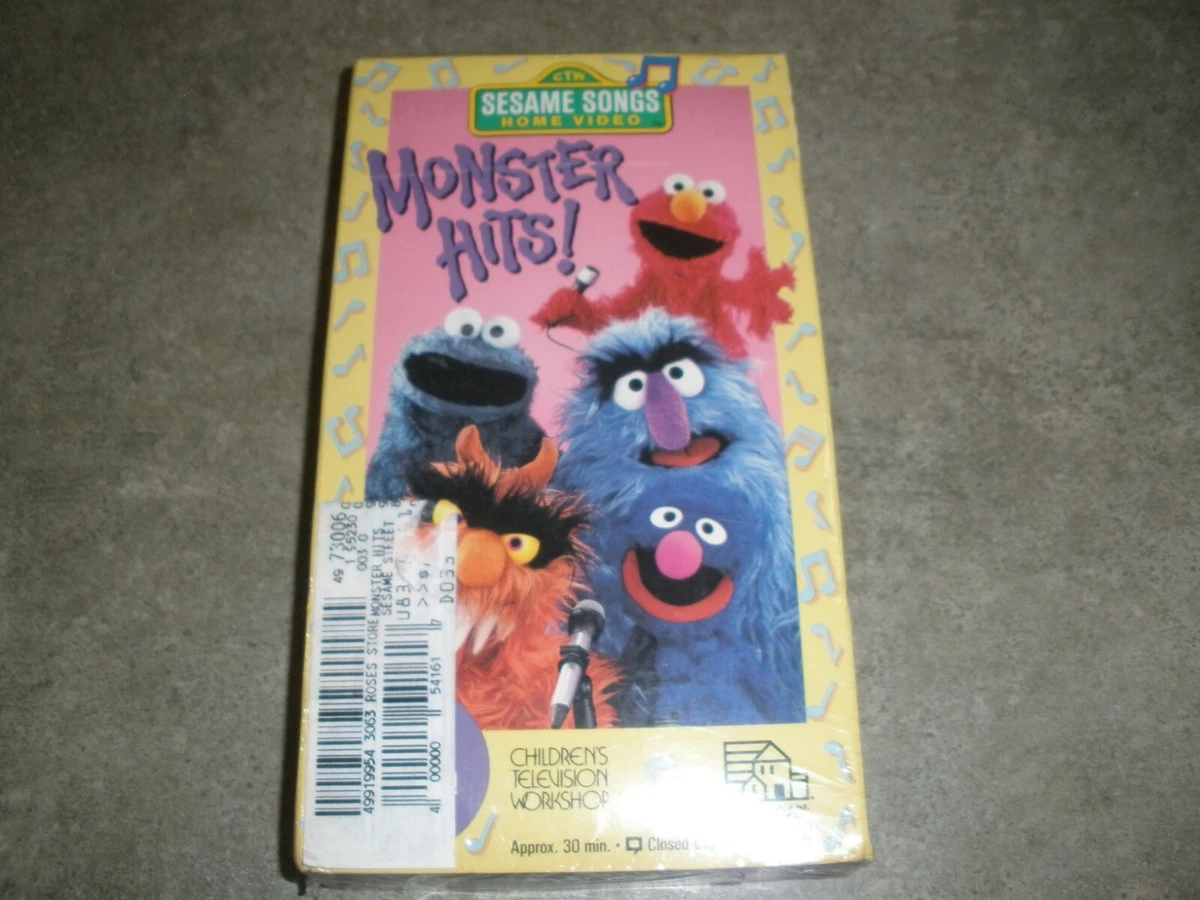 Sesame Street Monster Hits Vhs