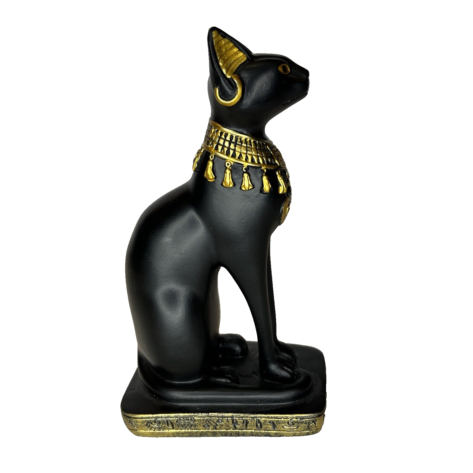 Egyptian Black & Gold Cat God Bastet Figure by Summit Collection for ...