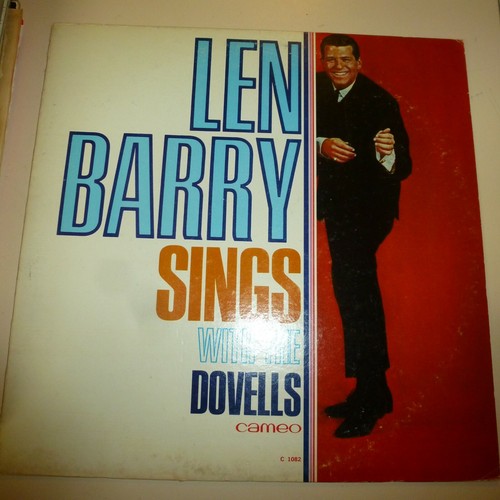 WHITE DOO WOP 33 RPM LP RECORD - LEN BARRY SINGS WITH THE DOVELLS ...