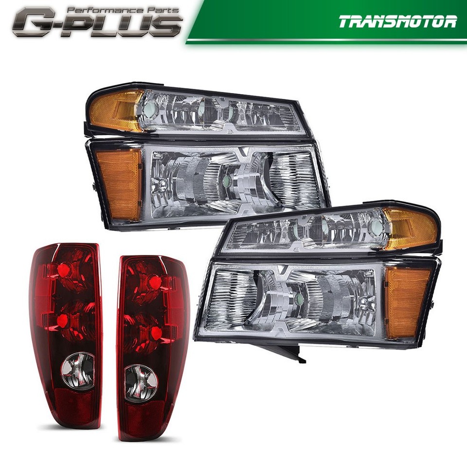 Fit For 2004-2012 Chevy Colorado GMC Canyon Bumper Headlights Tail ...