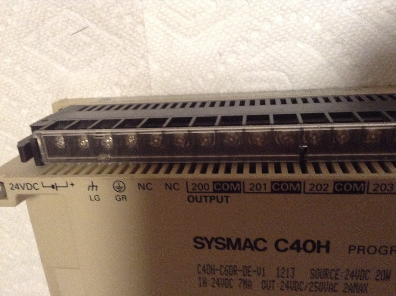 Omron C40H-C6DR-DE-V1 Sysmac C40H PLC | eBay