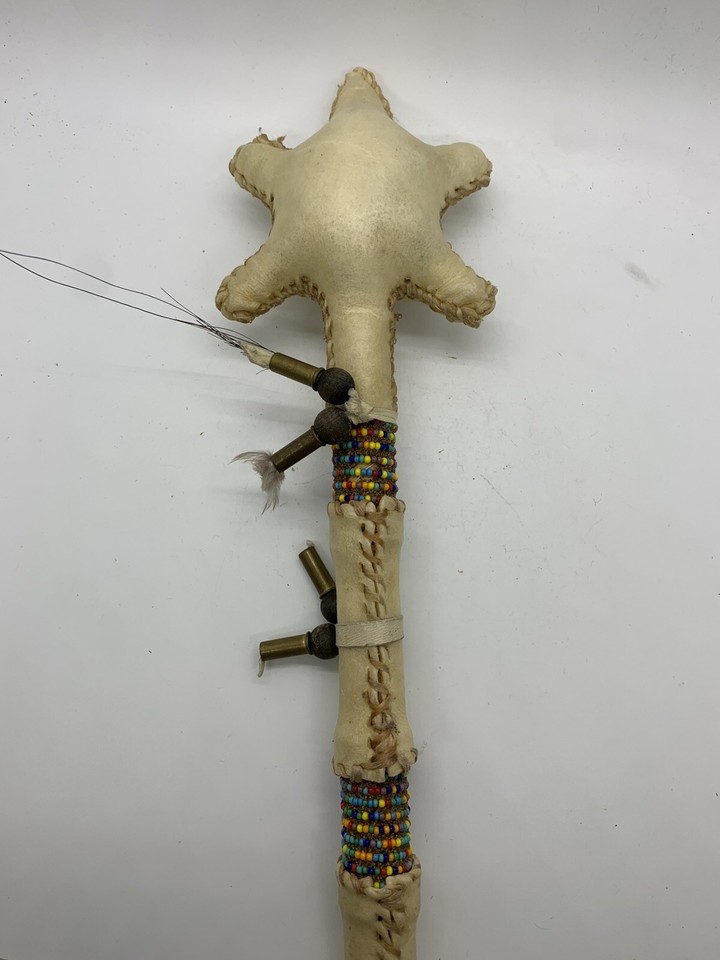 Native American Turtle Shap Rattle For Gourd Dance. Cert. Of Auth ...