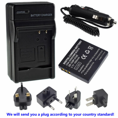 Battery + Charger for Panasonic Lumix DMC-FS3 DMC-FS5 DMC-FS20 DMC-FX30 ...