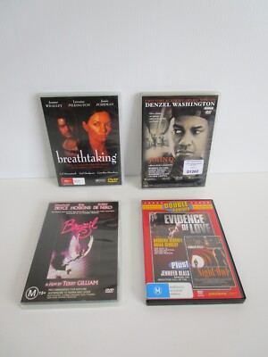 Drama Bulk 4 x DVD, Movies R 4 PAL, Brazil, Evidence Love, John Q ...