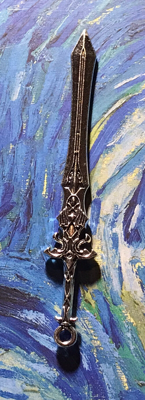 SWORD BARBARIAN MASTER LONGSWORD BROADSWORD PENDANT 4… - Gem