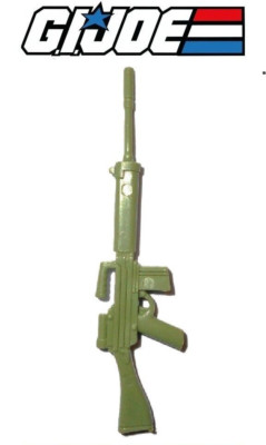 Gi Joe 1984 RIPCORD v1 Rifle Gun vintage weapon accessory 1983 complete ...