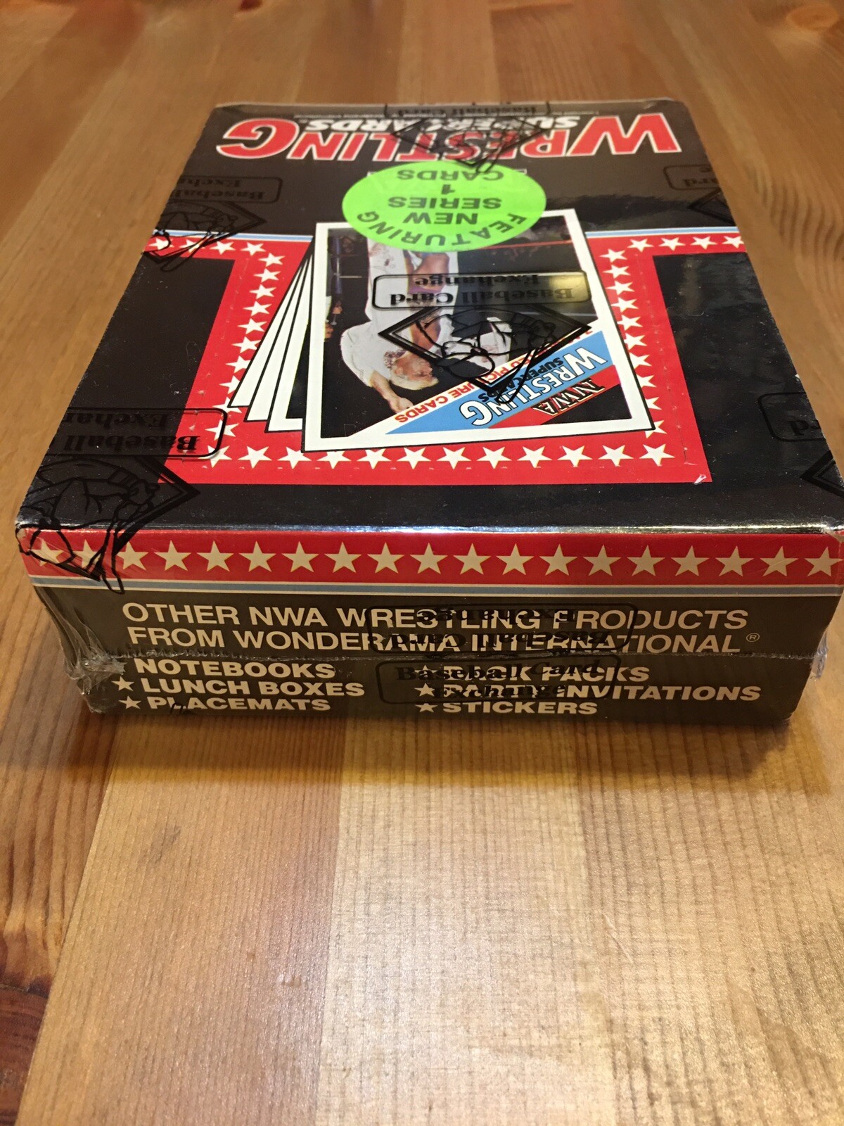 1988 Wonderama NWA/WCW Wrestling Cards Wax Pack Box-48 Packs-BBCE ...
