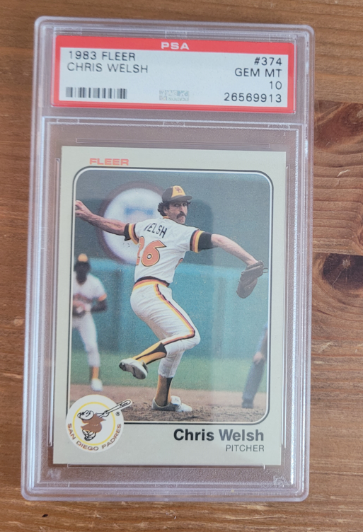 1983 Fleer - Chris Welsh #374 for sale online | eBay