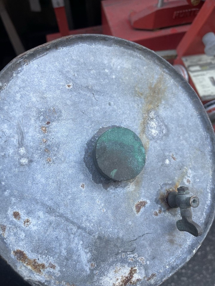 Wheeling Vintage Metal FIRE Galvanized Bucket Cone With Handle | eBay