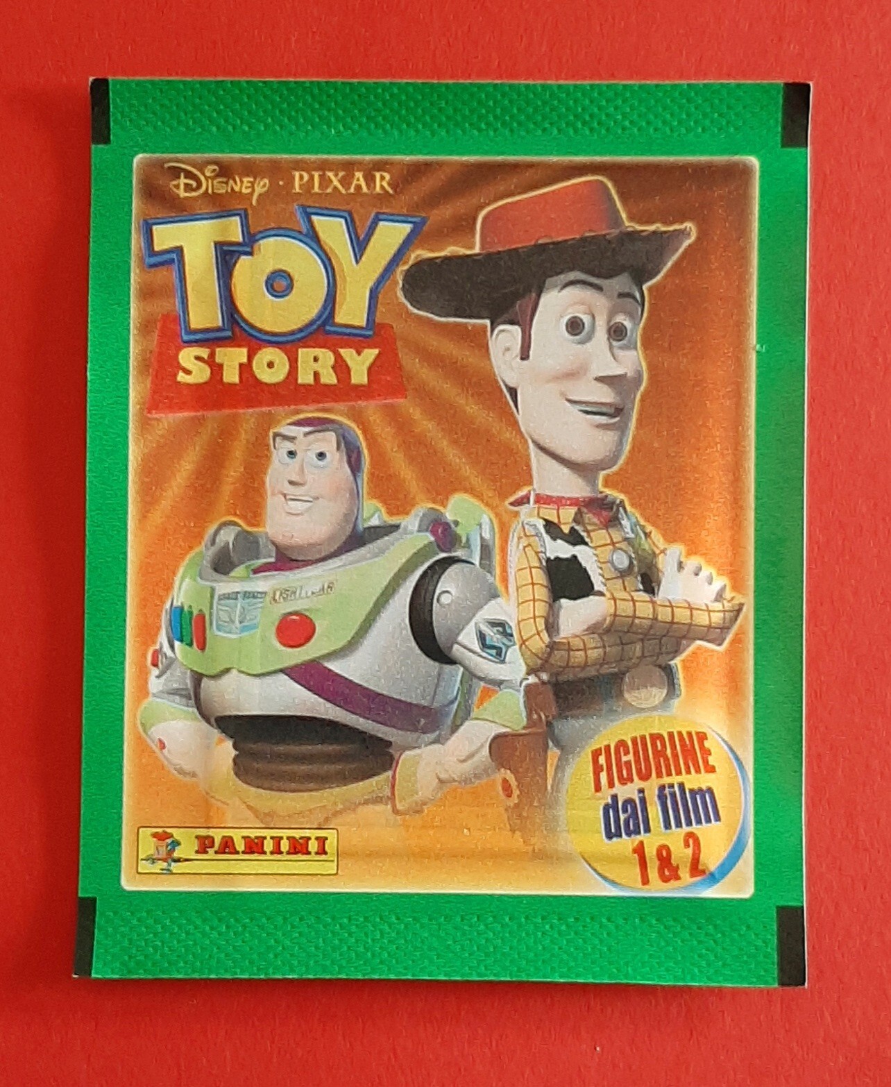 2009 Panini sealed pack TOY STORY 1 & 2 bustina pochette packet sobre ...