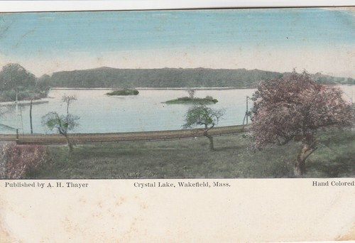 POSTCARD~CRYSTAL LAKE ~WAKEFIELD, MA | eBay
