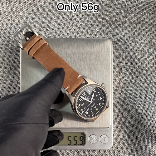 Tandorio Pilot 39mm Titanium Case Sterile Dial NH35A Movement Men Watch ...