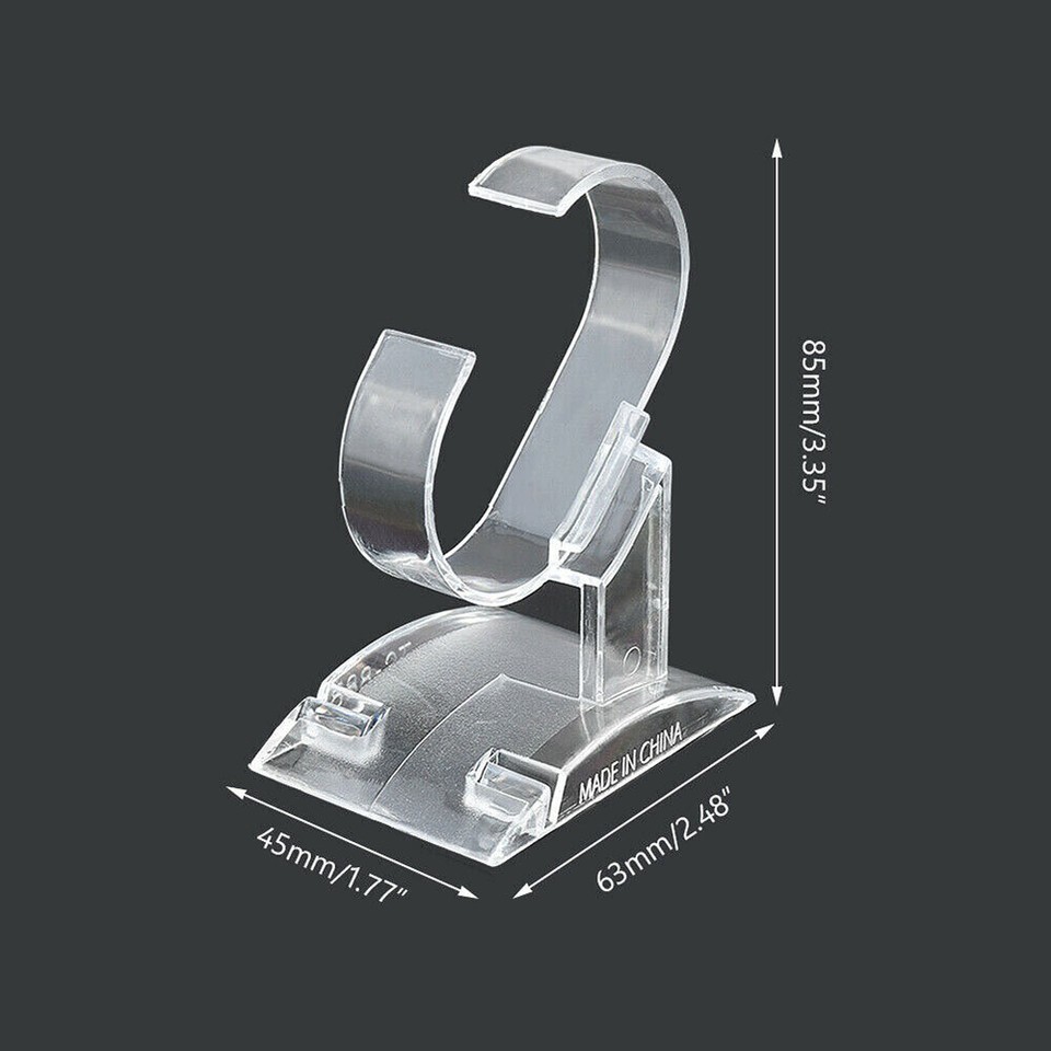 Wholesale Clear Plastic Wrist Watch Display Stand Holder Bracelet Racks ...