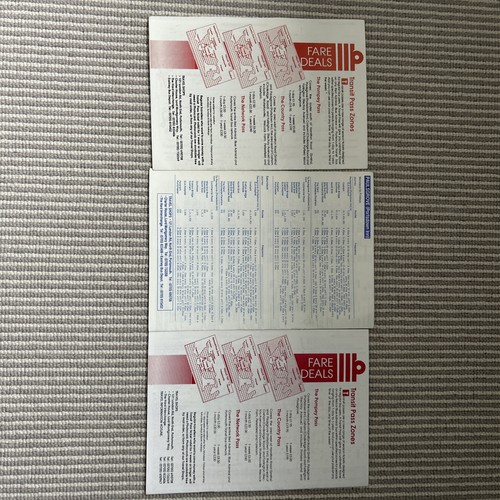 Red & Blue Admiral bus timetable booklets x 3 | eBay UK