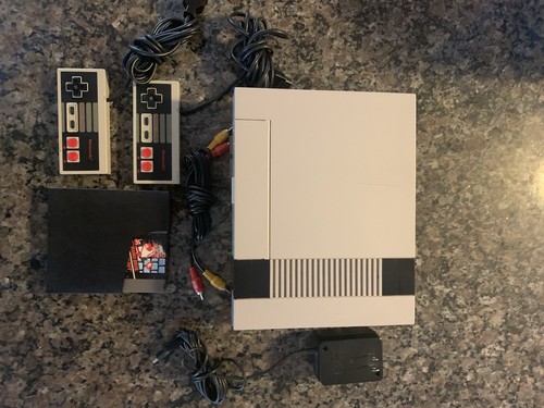 Nintendo NES Home Console Gray with Super Mario Brothers cartridge | eBay