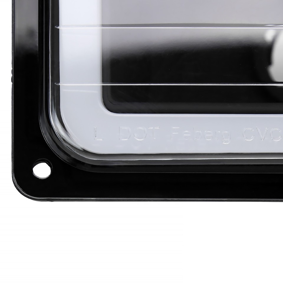 Fits 1988-1998 Chevy C10 Gmc C/K Black Bumper Lights Lamps Led Strip ...