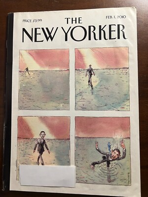FEB 1 2010 NEW YORKER full magazine - President Barack OBAMA WALKING ON ...