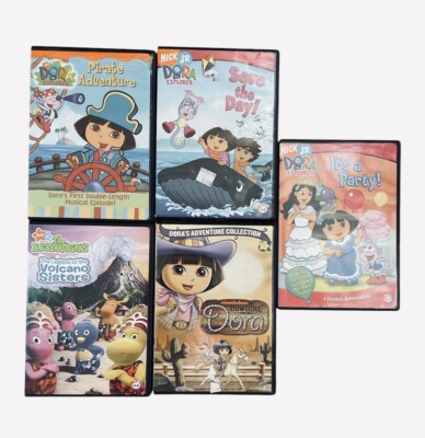 Nick Jr Dora The Explorer The Backyardigans DVD Movie LOT Children Kids ...