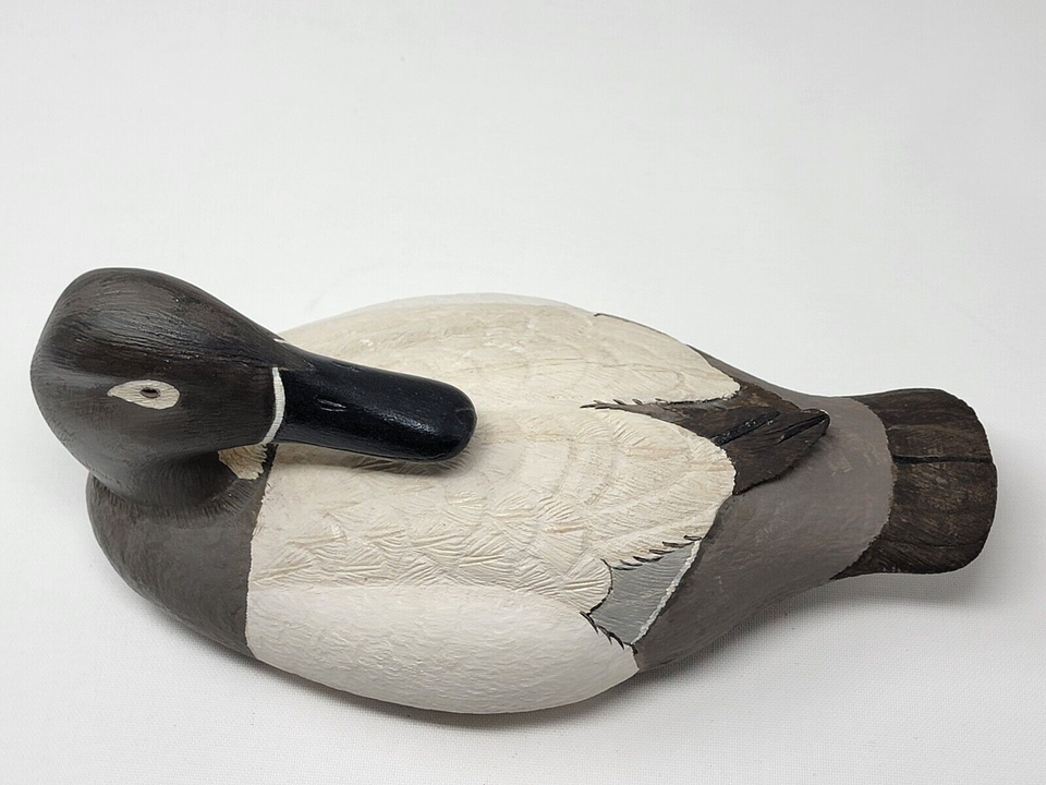 Canvasback Hen Duck Decoy Hand Carved Mike Gleason Perry Hall MD 2004 ...