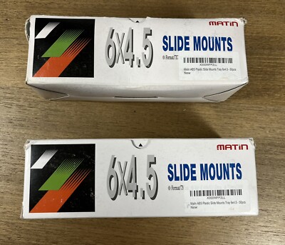 Matin 6x4.5 Slide Mounts Medium Format Frame Glassless 120/220 Film (50 ...