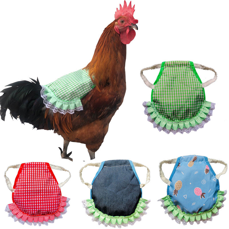 Pack of 5 3 2 Chicken Saddle with Elastic Straps Hens Aprons Protection ...
