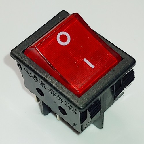 RONG FENG RF-1004 Rocker Switch Red 4 Pins 2 Positions 16A 250VAC ...
