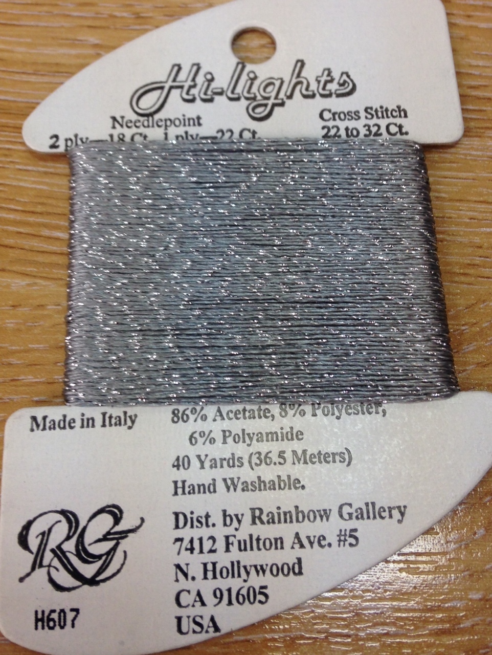 Hi-Lights Thread sparkly fine embroidery floss fiber crossstitch ...