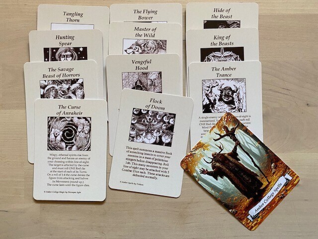 HEROQUEST custom expansion PARTS - CARD DECK - MONSTER STATISTICS ...