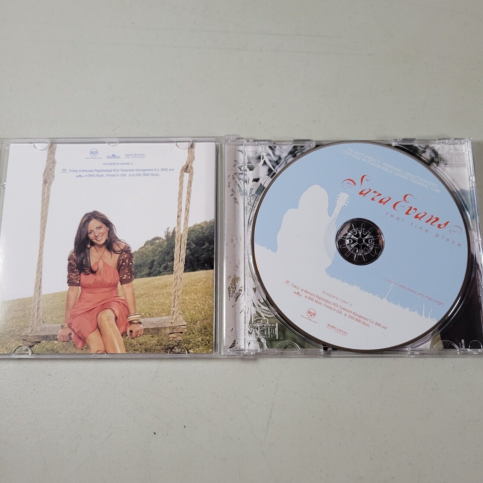 Sara Evans CD Real Fine Place RCA Records 2005 828766948622 | eBay