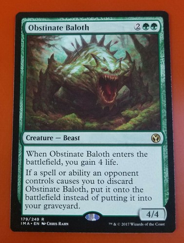 1x Obstinate Baloth | Iconic Masters | MTG Magic Cards | eBay