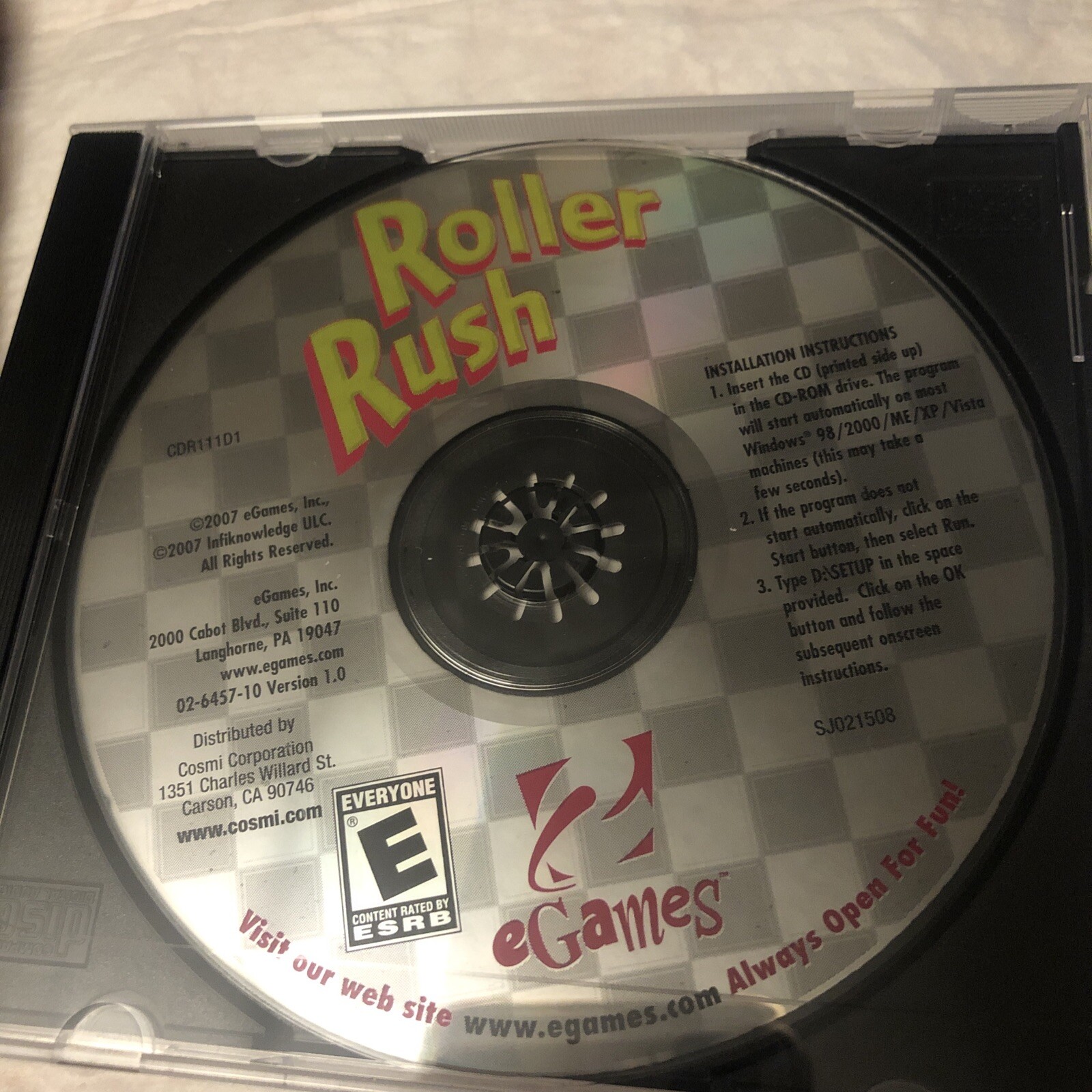 Roller Rush PC CD-ROM BY eGames 2007 Pre-owned. | eBay