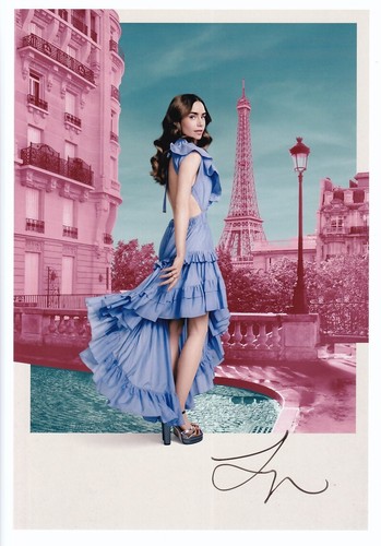 Lily Collins Emily in Paris Hand Signed Autograph Photo 12x8 COA | eBay
