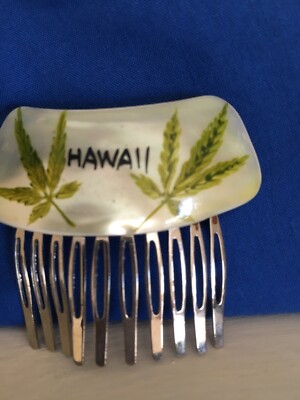 Vintage New Comb Hawaii Marijuana Leaf 1982, Pakalolo, Firm On Price | eBay