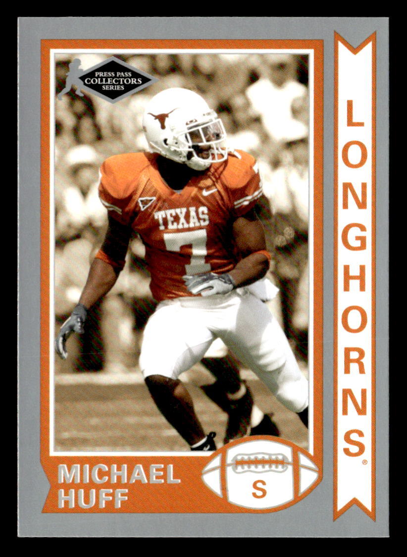 Michael Huff 2006 Press Pass SE Old School Card #OS18 Texas Longhorns ...