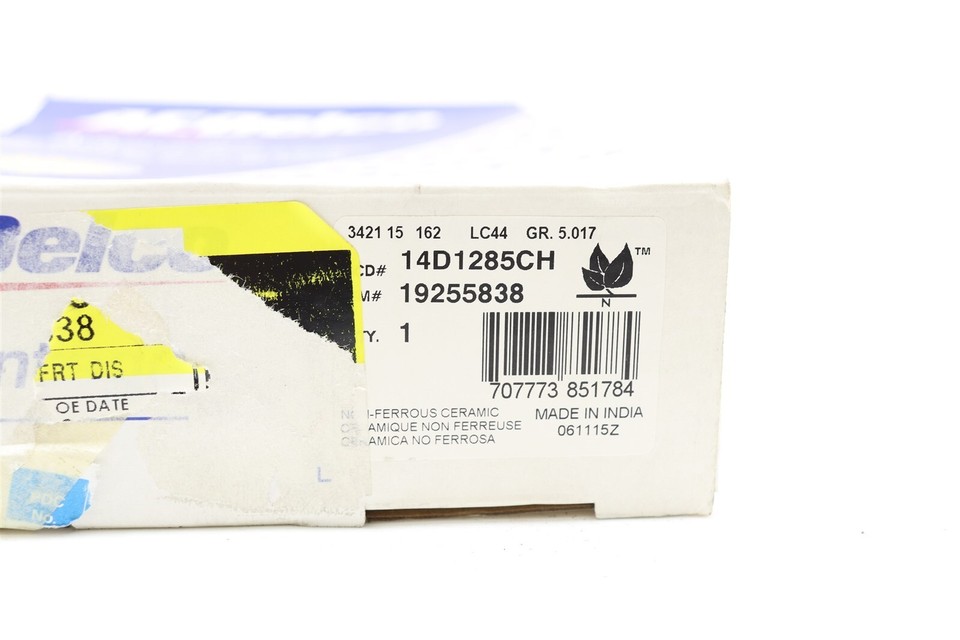 NEW ACDelco Ceramic Disc Brake Pad Set Front 14D1285CH for Dodge Jeep ...