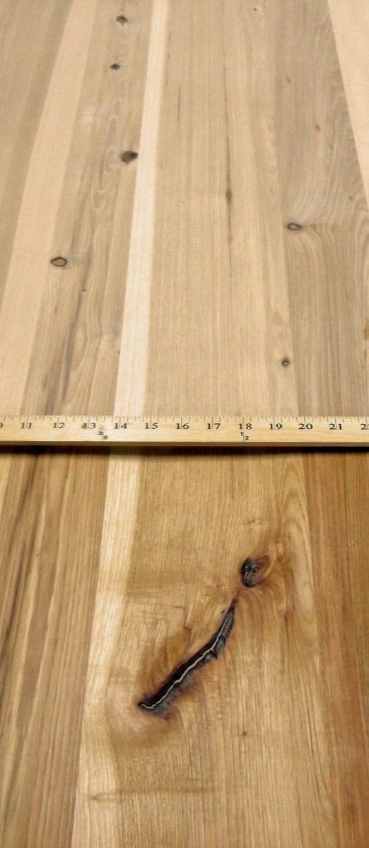 Hickory Pecan Wood Grain A Pecan Live Edge Slab – Collector's